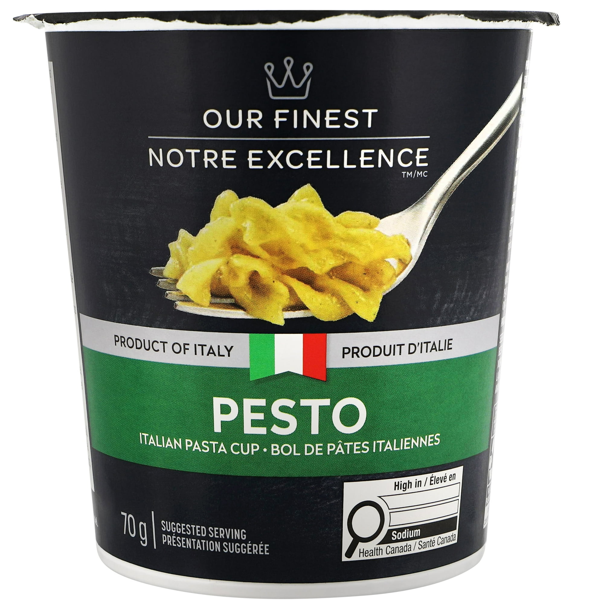 Click here for Our Finest Pesto Italian Pasta Cup prices