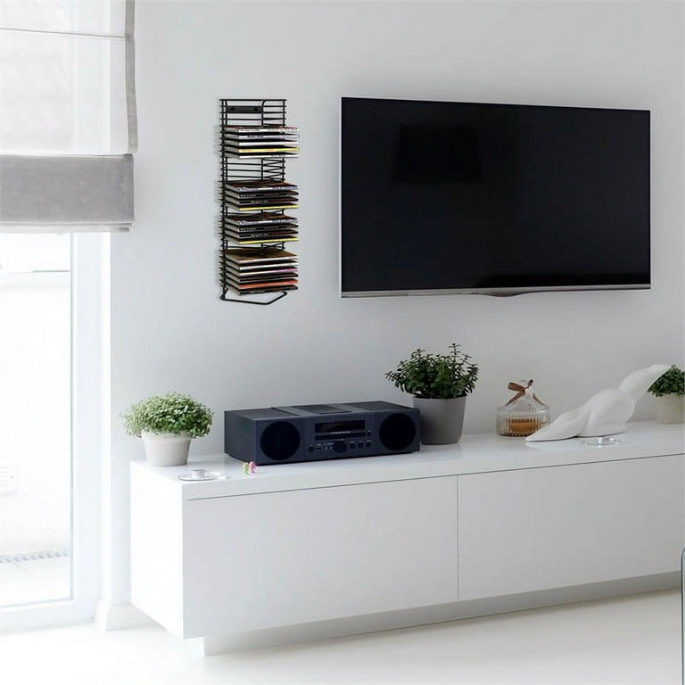 Nestable Media Storage Atlantic CD Storage Tower - Holds 100 CDs, Space ...