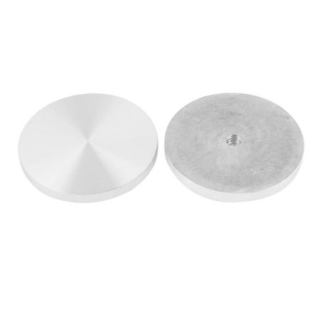 M10 Thread 80mm Diameter Round Shape Aluminum Disc Hardware for Glass ...