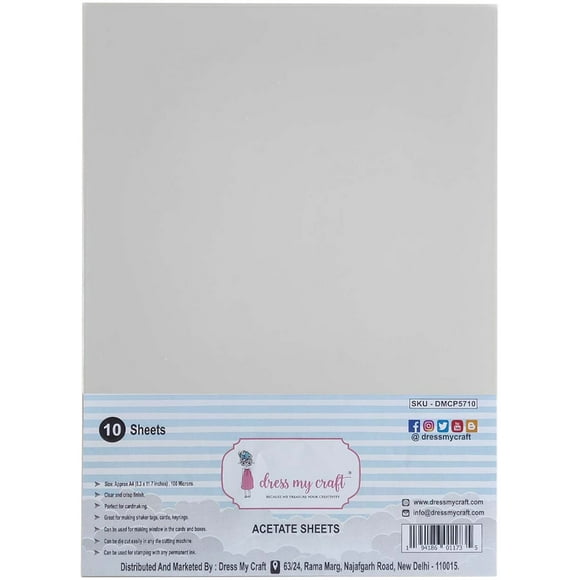 Acetate Sheets Crafts