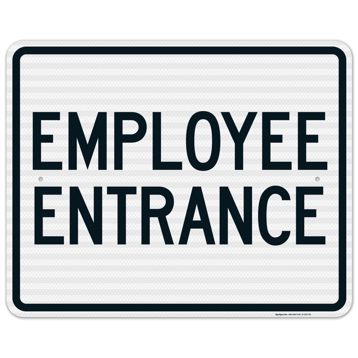 Traffic Entrance Employee Entrance Sign, - Walmart.com