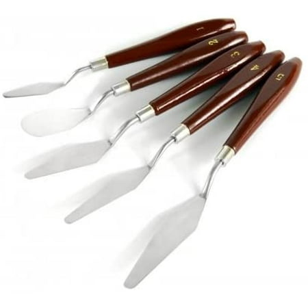 Painting Knives - Paint Spatulas Kit - Set of 5 Pieces - For Painters ...