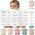Auroural Boys 9-12 Month Clothes Onesies Baby Solid Color Short Sleeved ...