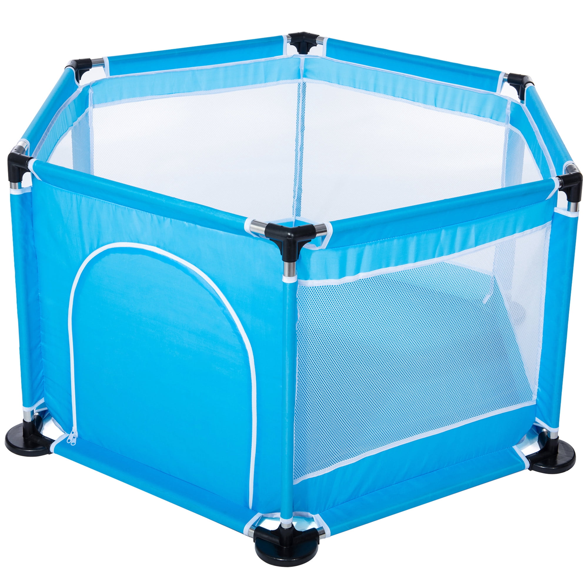 6 Sides Baby Playpen Playinghouse Newborn Baby Fence Kids Play Center ...