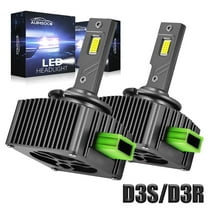 2X D2S D2R LED Car Front Light Bulb Replace HID Xenon Super White 6000K ...