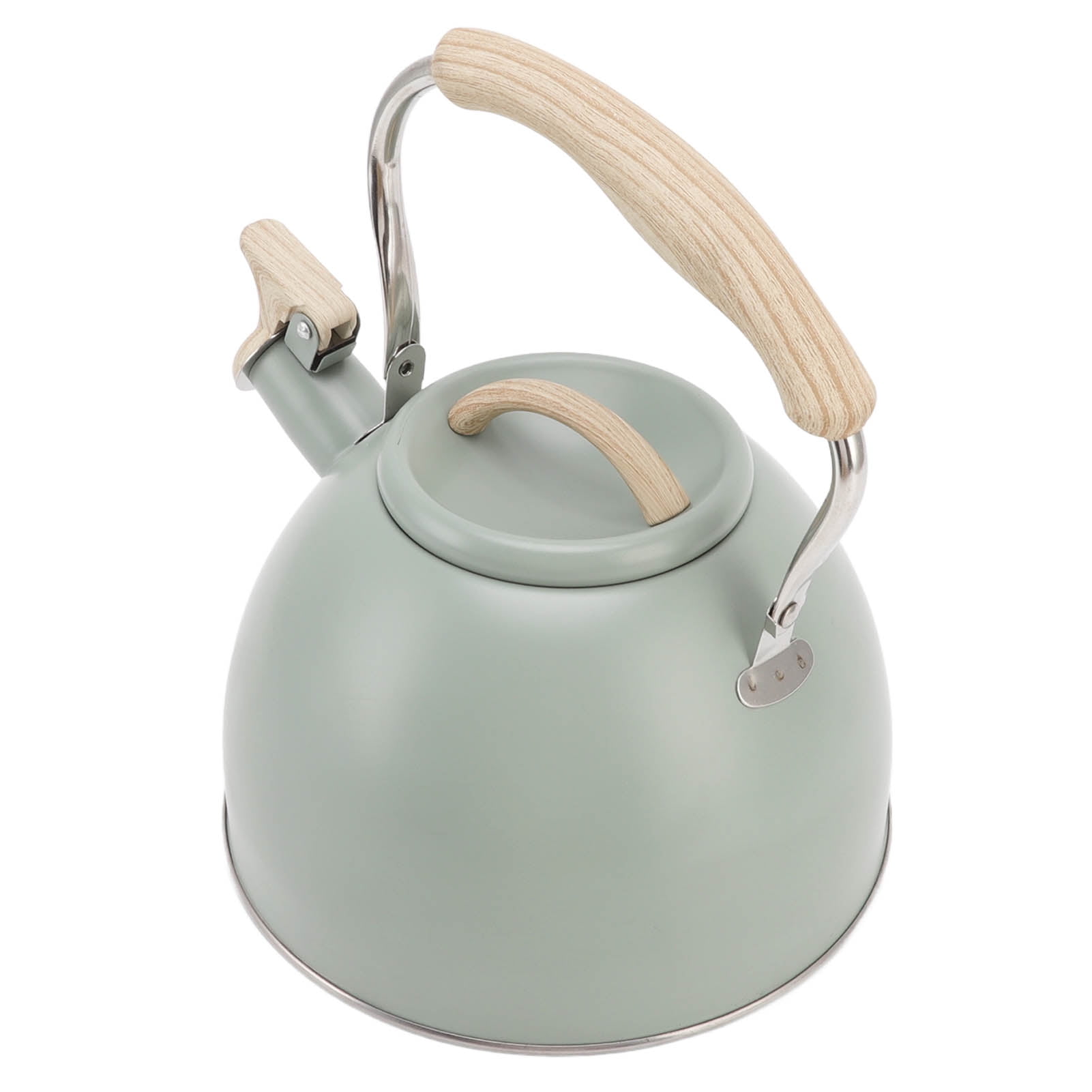 Tetera Silbante, Mango Ergonómico Verde Claro, Anticorrosión, 3L, Fondo ...