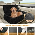 MagicFox Dog Car Seat for Large Dog Under 60LBS,Dog Car Bed Pet Booster Back Seat Removable ...