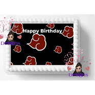 Naruto Shippuden Cake Topper Image - Naruto, Sasuke, Sakura, Kakashi ...