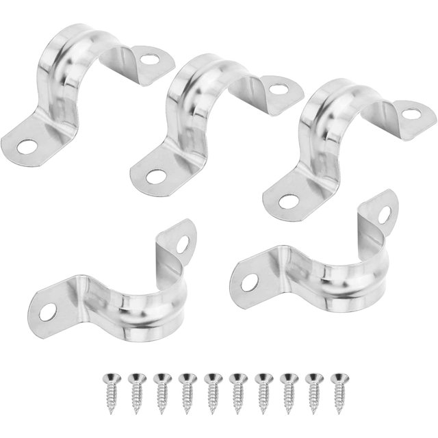 U Shaped Conduit Clamp Saddle Strap Tube Pipe Clip Stainless Steel M25 ...