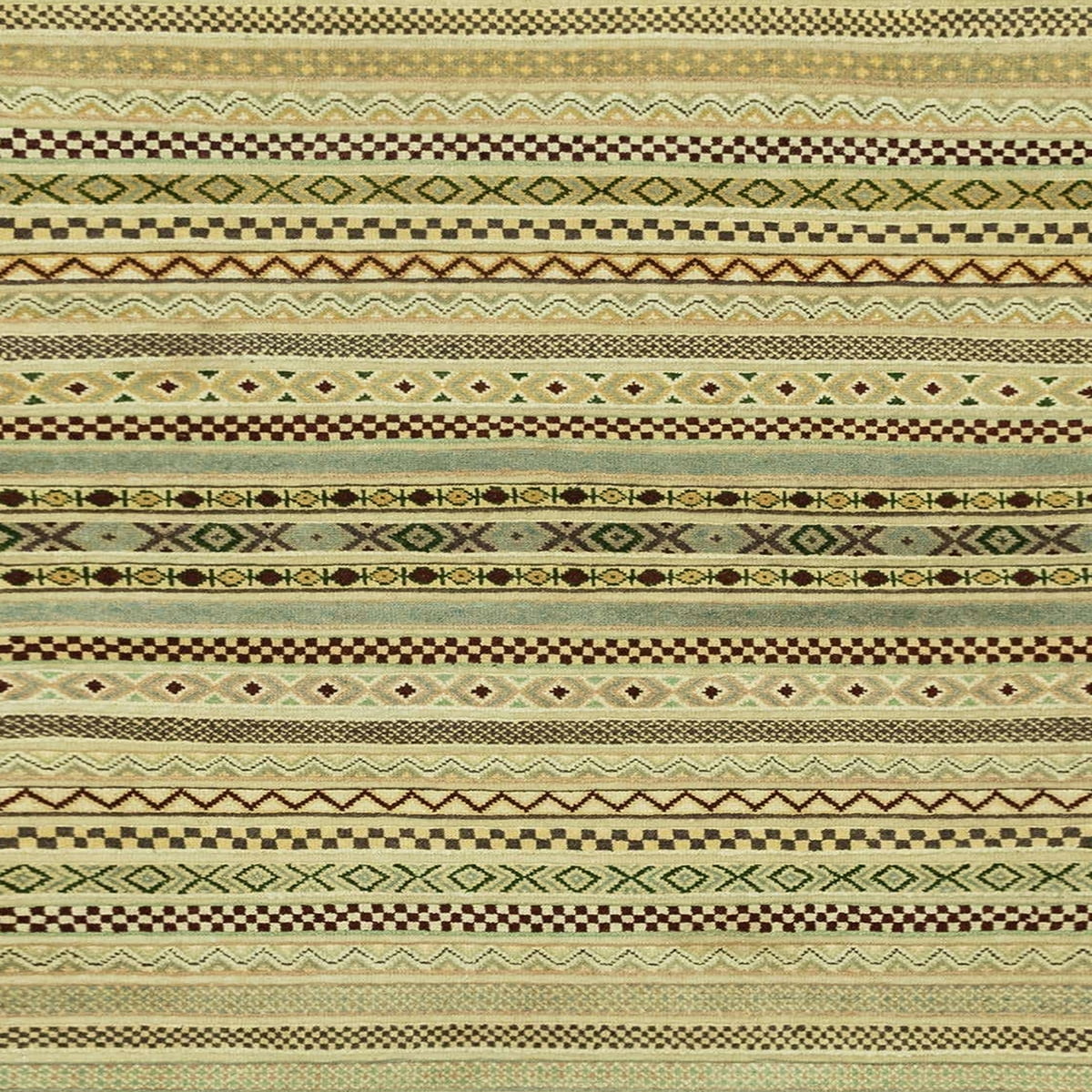 Ahgly Company Indoor Square Abstract Metallic Gold Abstract Area Rugs ...