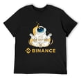 Binance Men's Cotton Short Sleeve HD Print Tee for Casual T-Shirt Crew ...
