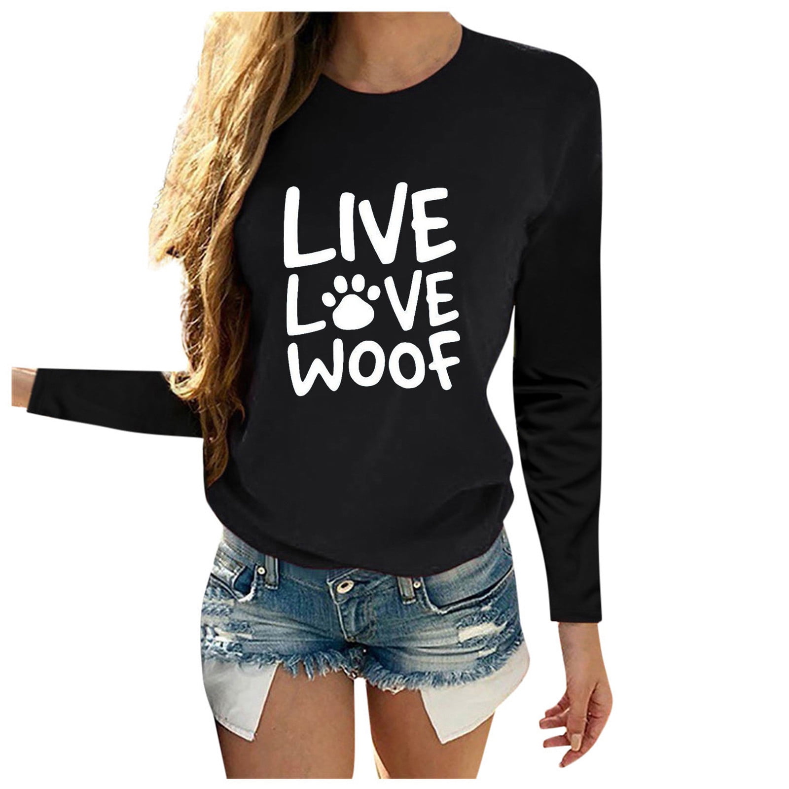 Click here for Unbranded Womens Long Sleeve Tops Womens Printed C... prices