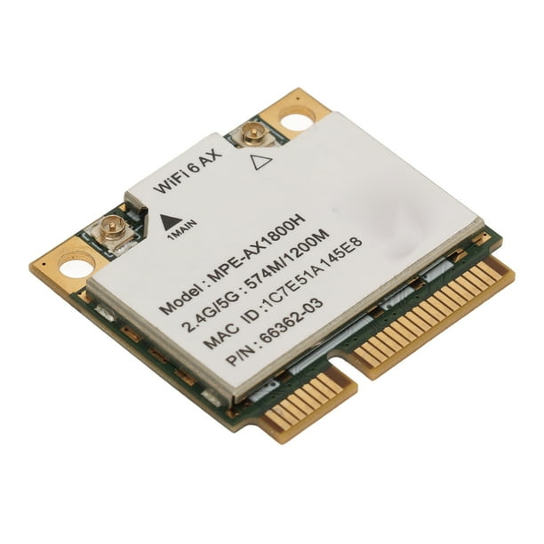 Mini PCIE WiFi Adapter, 2.4GHz 5GHz NetworkCard Dual Band 5.2 Plug and ...