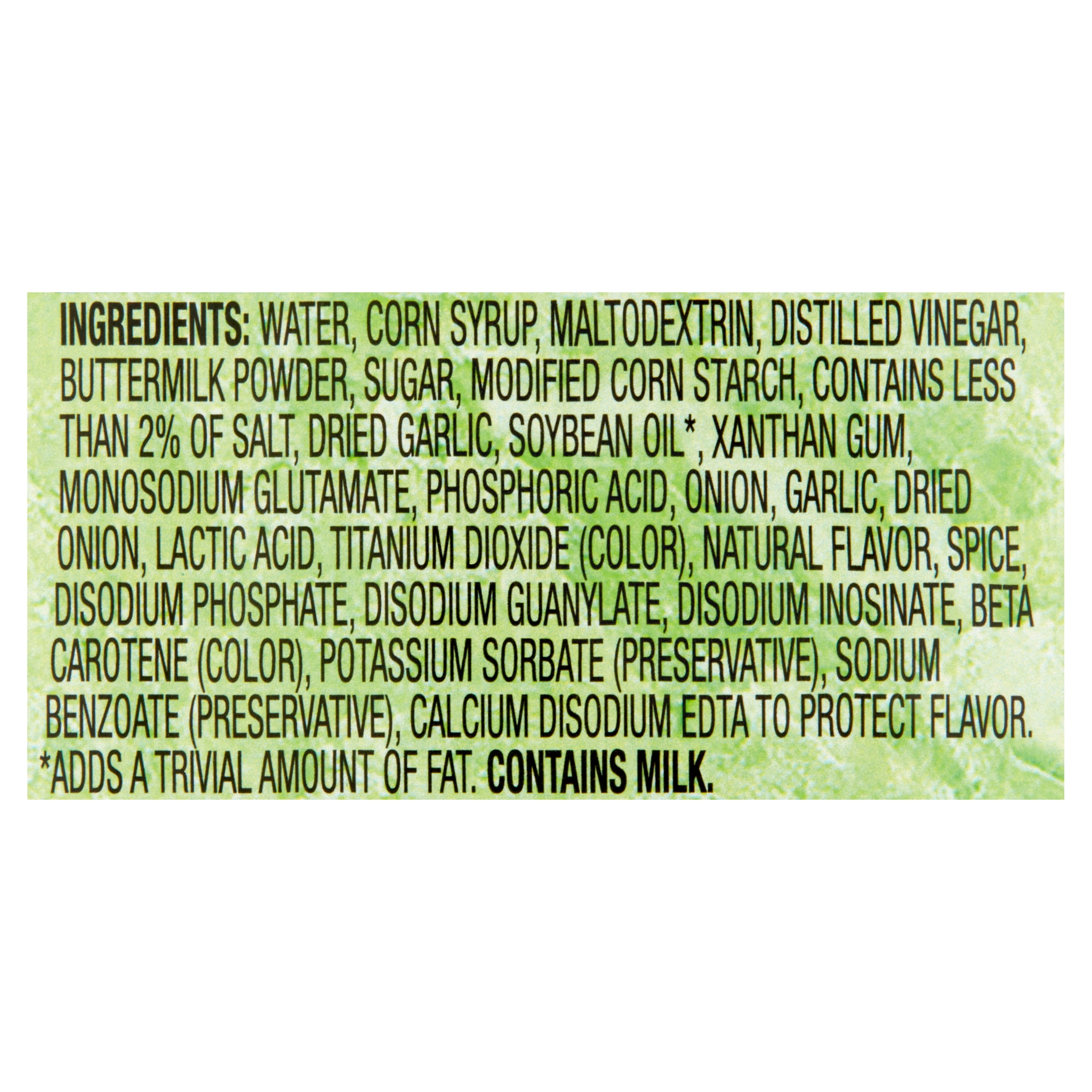 Great Value Ranch Dressing & Dip, Fat Free, 16 fl oz