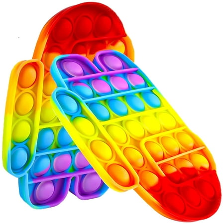 IGUOHAO 2 Pack Pop Bubble Its Fidget Sensory Toys Push Toy Popits Pops ...