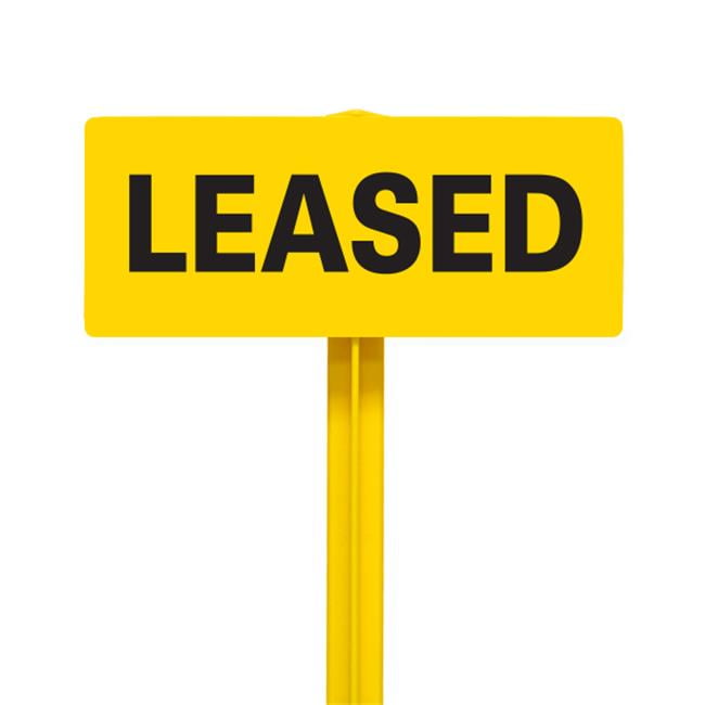 EverMark SSKT10-05 Leased Sign with Yellow Stake Kit - Walmart.com ...