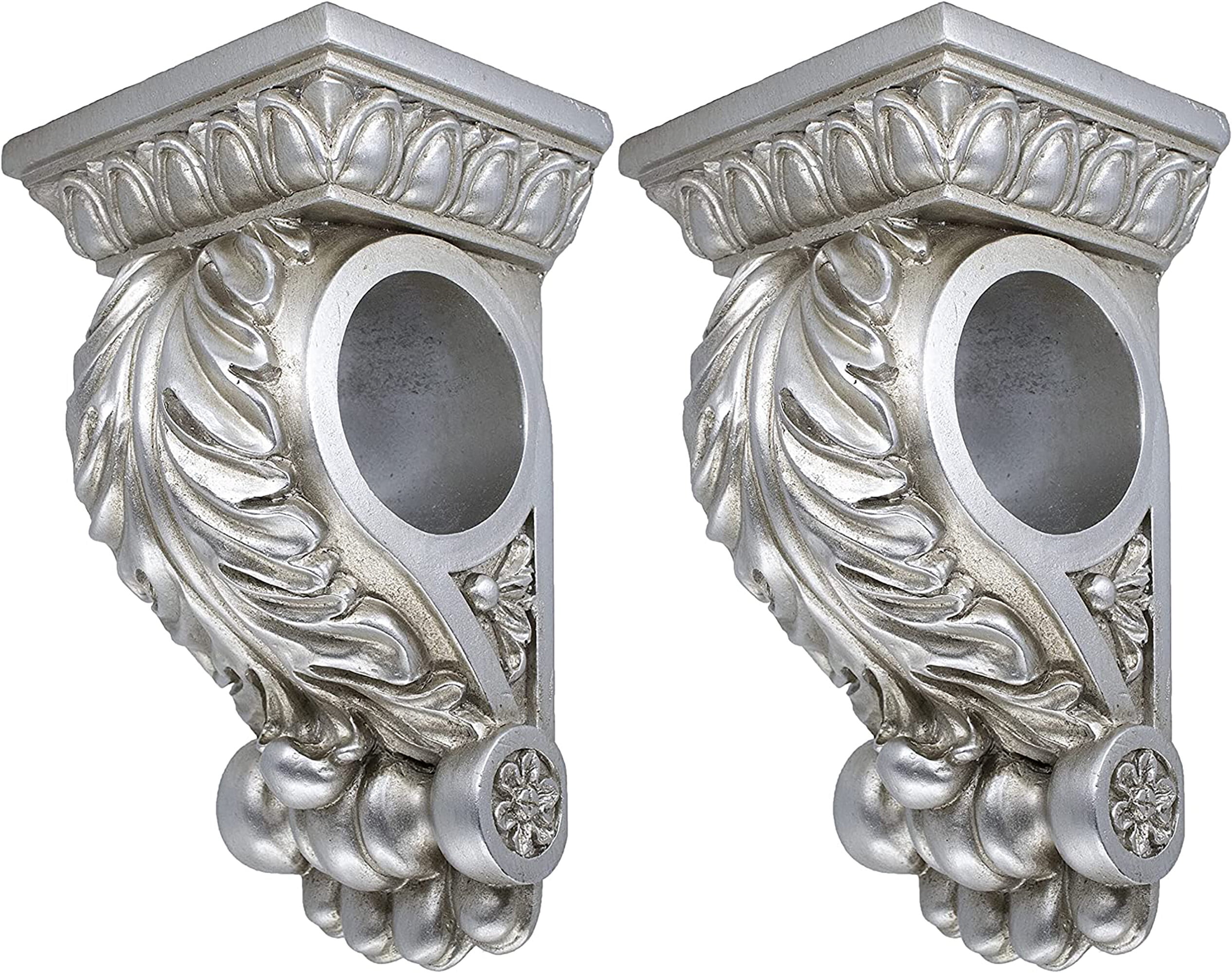 MERIVILLE Chatecu Drapery Sconce, Corbel Bracket, Drapery Scarf Swags ...