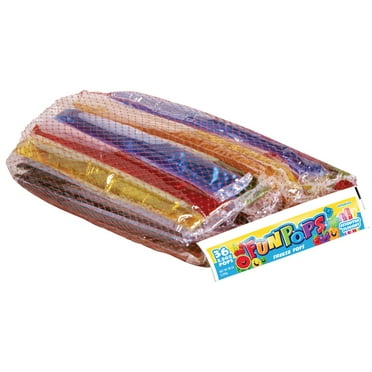 Pop-Ice 6 Fruity Flavors Giant Freeze Pops, 1.5 Oz., 100 Count ...