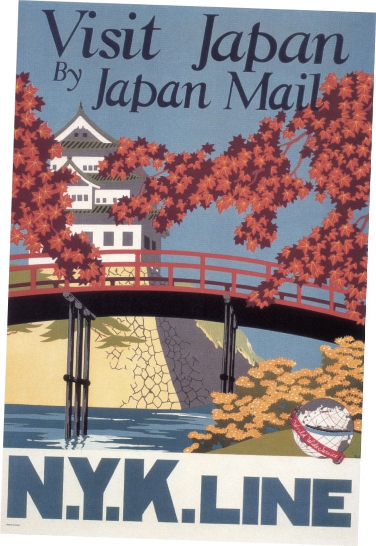 Japan Nyk Line Poster 24in x36in Art Poster 24x36 Unframed, Age: Adults ...
