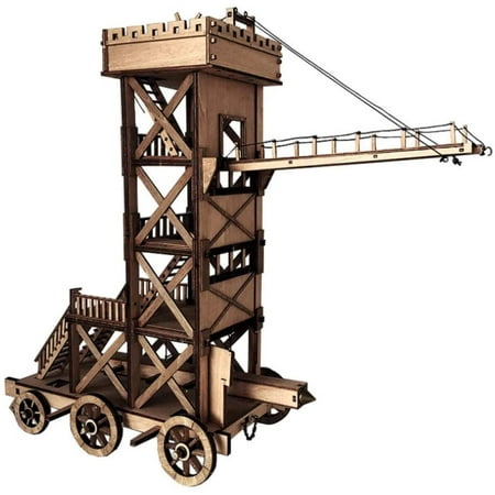 Big Mac Ancient Chariot Ancient Chariot Model Siege Car Wooden Three ...