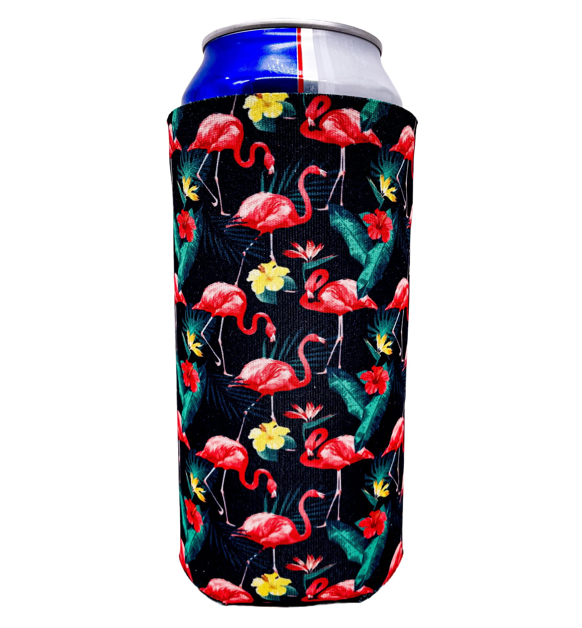 Flamingo Pattern 24 oz. Can Coolie - Walmart.com