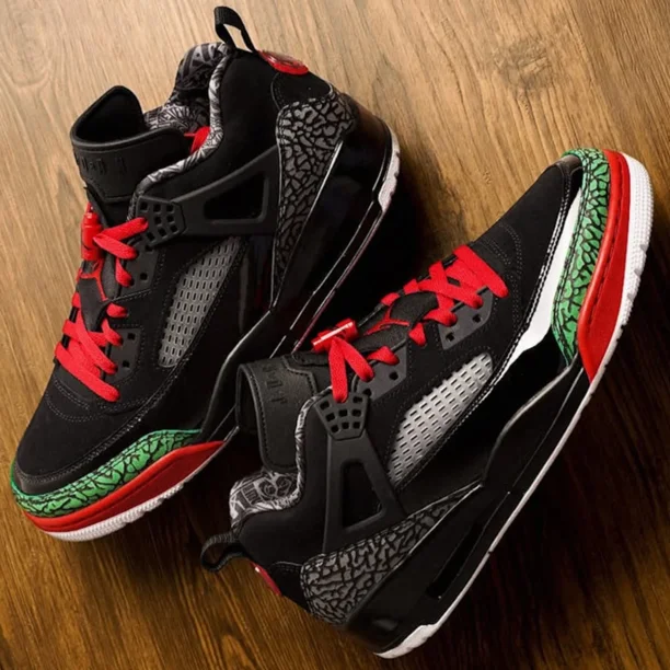 N I-K-E A i r-Jor-dan Spizike Low Shoes Black Varsity Red FQ1759-060 ...