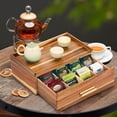 Tea Bag Organizer, Acacia Wood Tea Organizers and Storage Box, Tea Bag ...