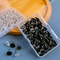 50/100Pcs Flat Head Push Pins Gear-shape Pushpin Clear Map Pin, Sewing ...