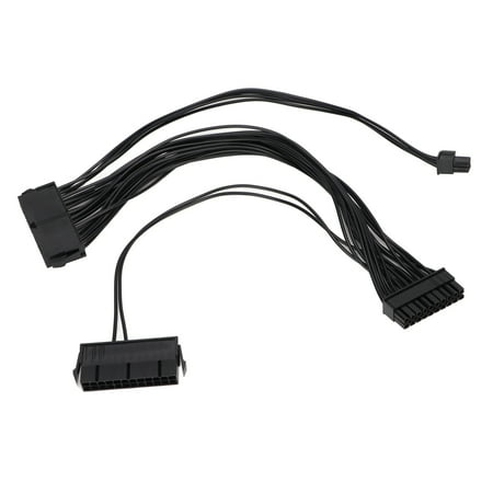 Noref Power Supply Splitter,Dual PSU Adapter 24pin Abrasion Resistance ...