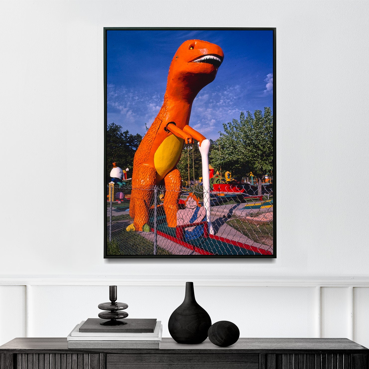 Dinosaur, Sir Goony Golf, Independence Boulevard, Charlotte, North ...