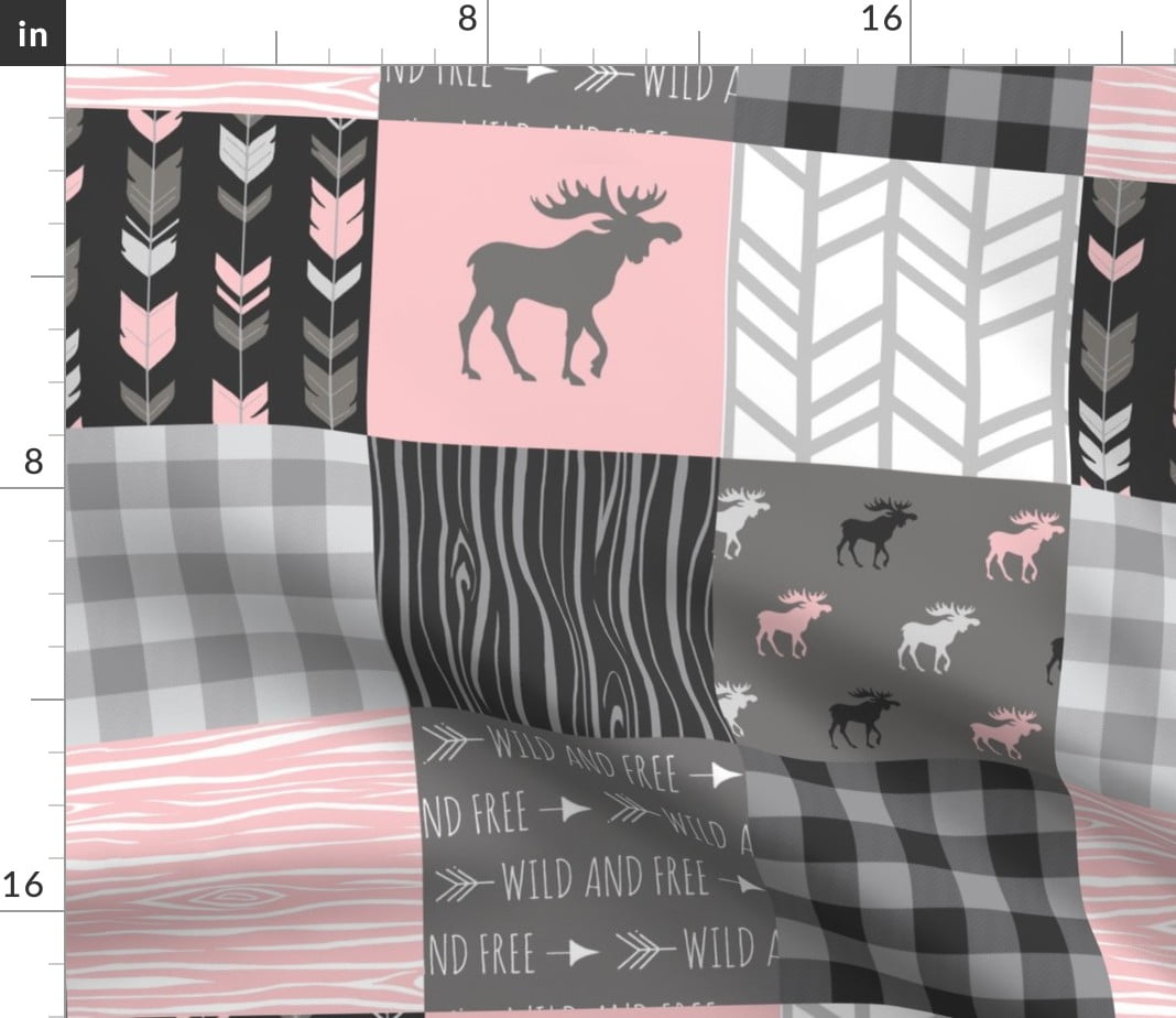 Moose Print Fabric