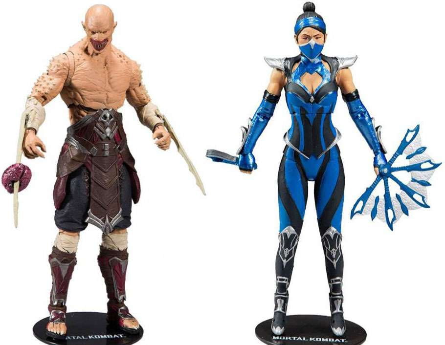 McFarlane Mortal Kombat Series 3 Baraka & Kitana Set of 2 Action ...