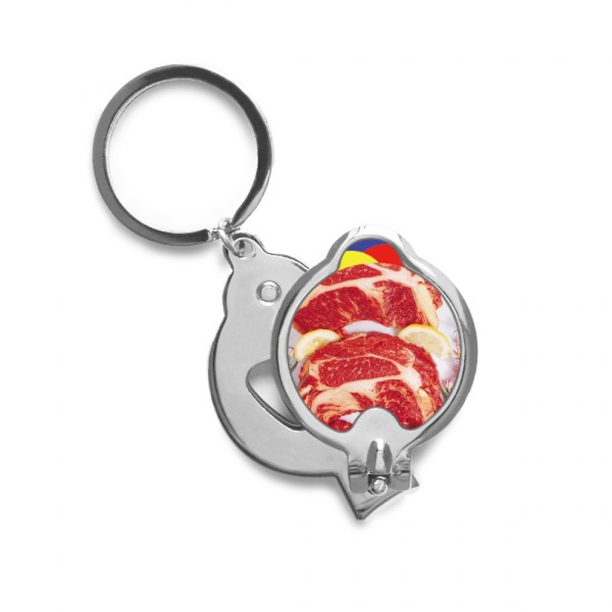 Steak Raw Meat Food Texture Nail Clippers Sharp Fingernail Stainless ...