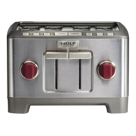 Wolf Gourmet WGTR104SC Four-Slice Toaster - Refurbished | Walmart Canada