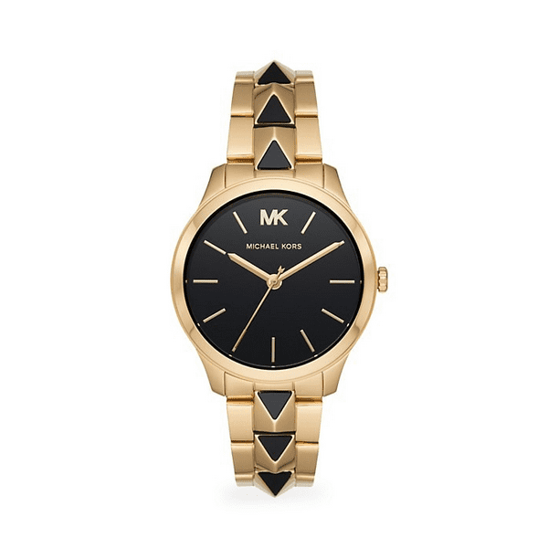 Michael Kors Runway Mercer Steel 38mm Quartz Ladies Watch MK6669 ...