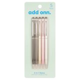 onn. 2-in-1 Stylus with Built-In Ballpoint Pen, 5 Pack - Walmart.com