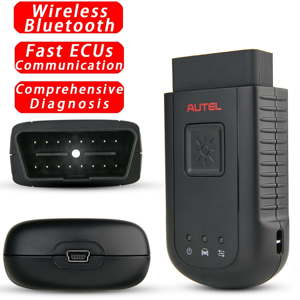 Autel V100 MaxiSYS VCI100 Compact Bluetooth-Compatible Vehicle ...