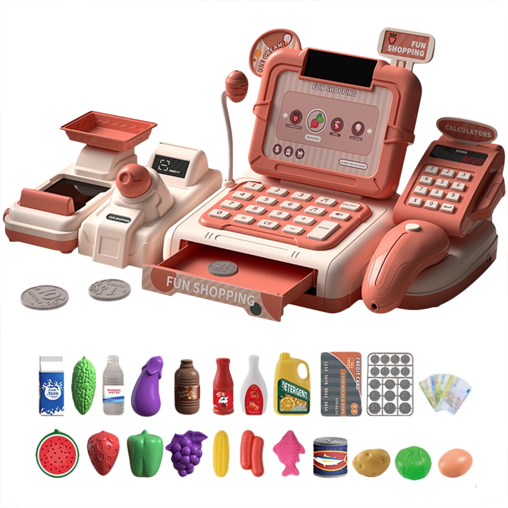 Intelligent Identification Cash Register Toy, Pretend Play Set For Kids ...