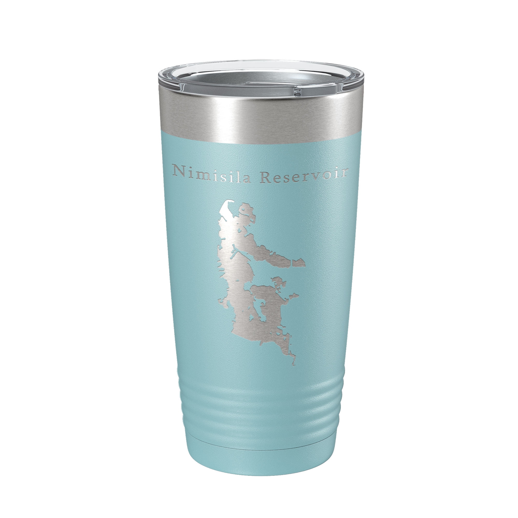 Nimisila Reservoir Tumbler Lake Map Travel Mug Insulated Laser Engraved ...