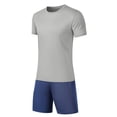 BLCHUNen 2 Piece Sets for Men Gym Sets Summer Casual Tops Matching ...