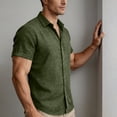 Dolkfu Green True Classic Tees Men Retro Vintage Collared Short Sleeve ...