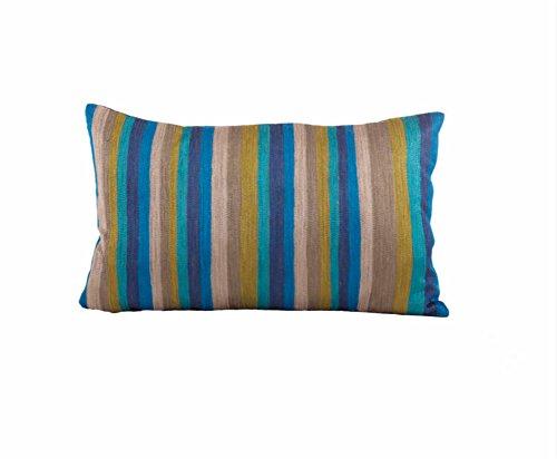 Fennco Styles Parti-Color Collection Modern Striped College 100% Pure ...