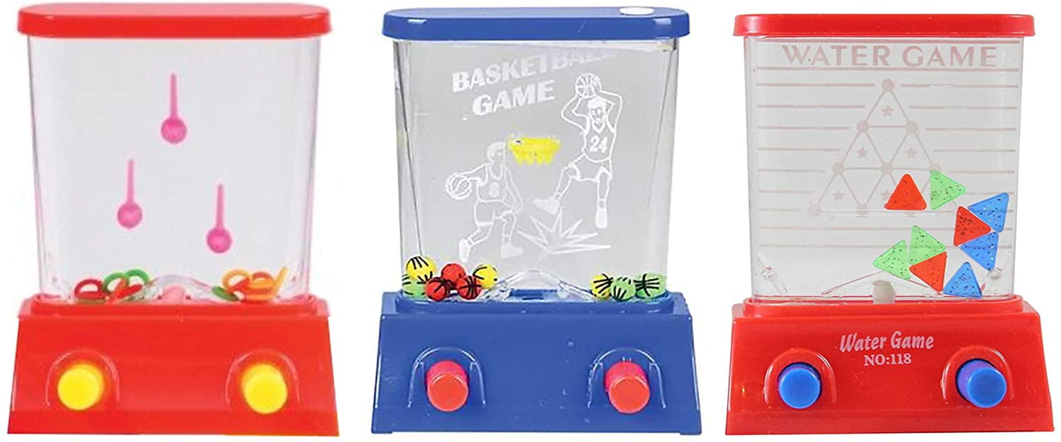 3 Different Styles Small Water Games - Push Button to Push Water and ...