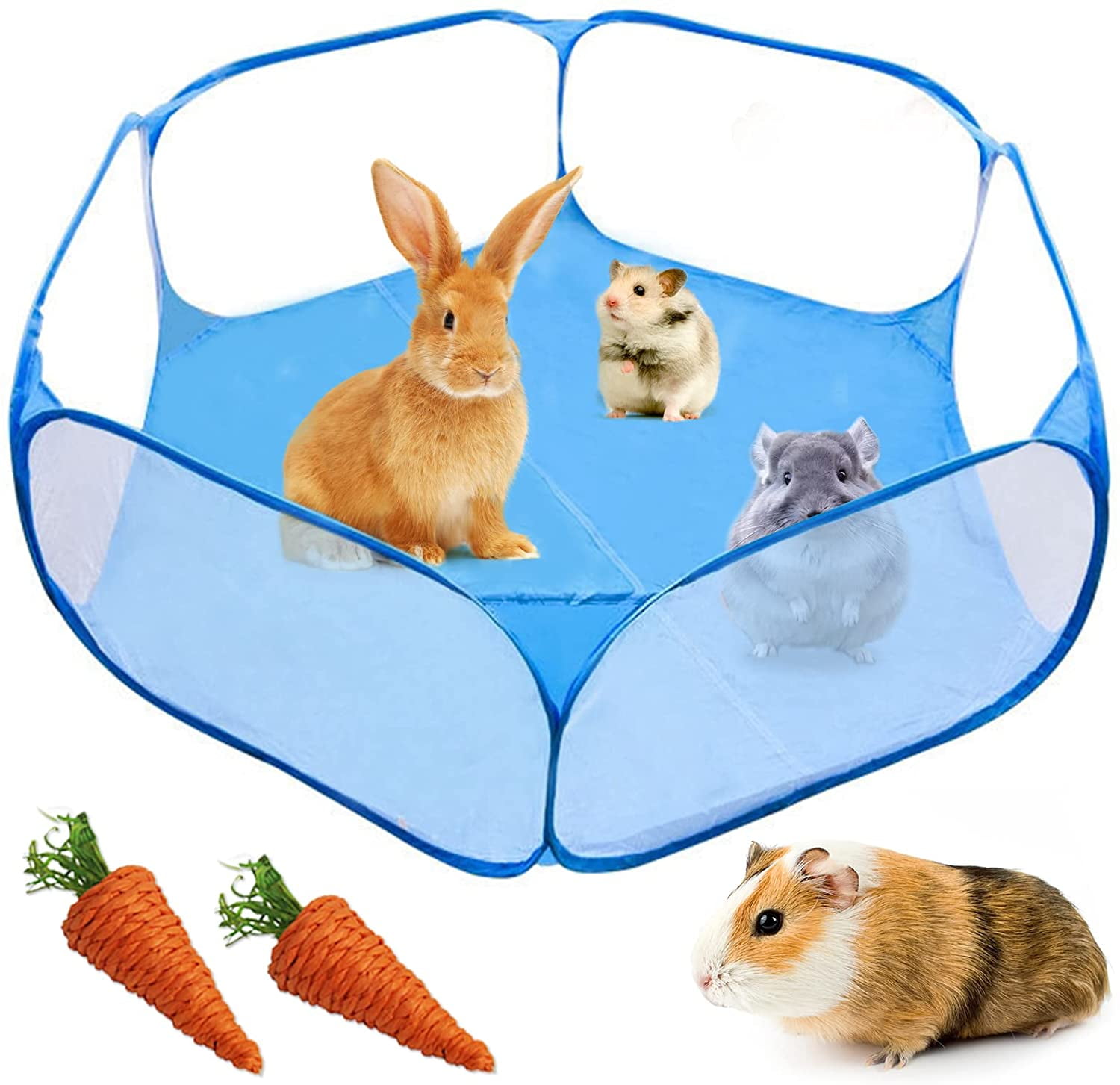 Small Animals Cage Tent, Breathable and Transparent Reptiles Cage ...