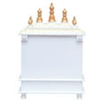 Wooden Home Temple White / White Handcrafted Rajisthani Temple / Wall ...