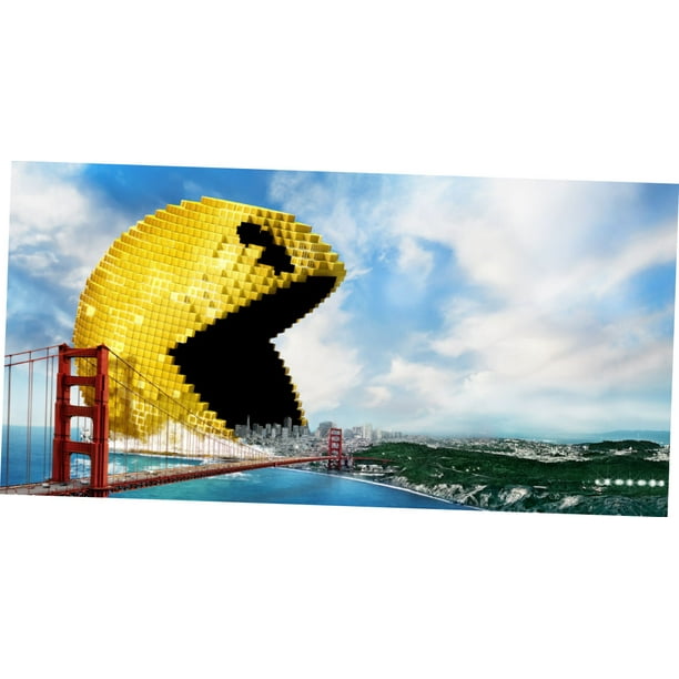 Pixels Pac Man Movie Poster 24In x36In Art Poster 24x36 Multi-Color ...