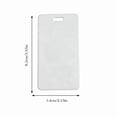 Erasable Badge Sticky Notes Reusable Silicone Vertical Horizontal Badge ...