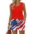 250Th Anniversary 2 Piece Soft Sets Tops Pants, 4Th of July Red White ...