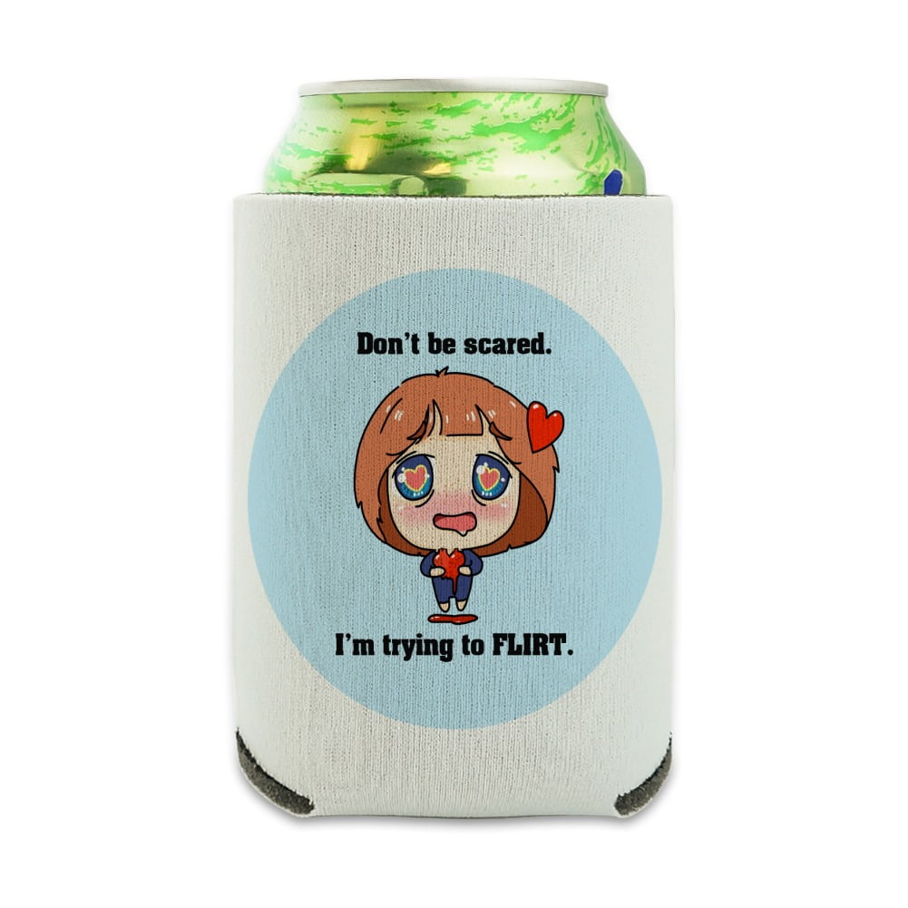 Don't Be Scared I'm Trying to Flirt Kawaii Chibi Heart Can Cooler ...