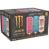 Juice Monster Variety Pack PPMLPP, Juice + Energy Drink, 12 Pack - 16 ...